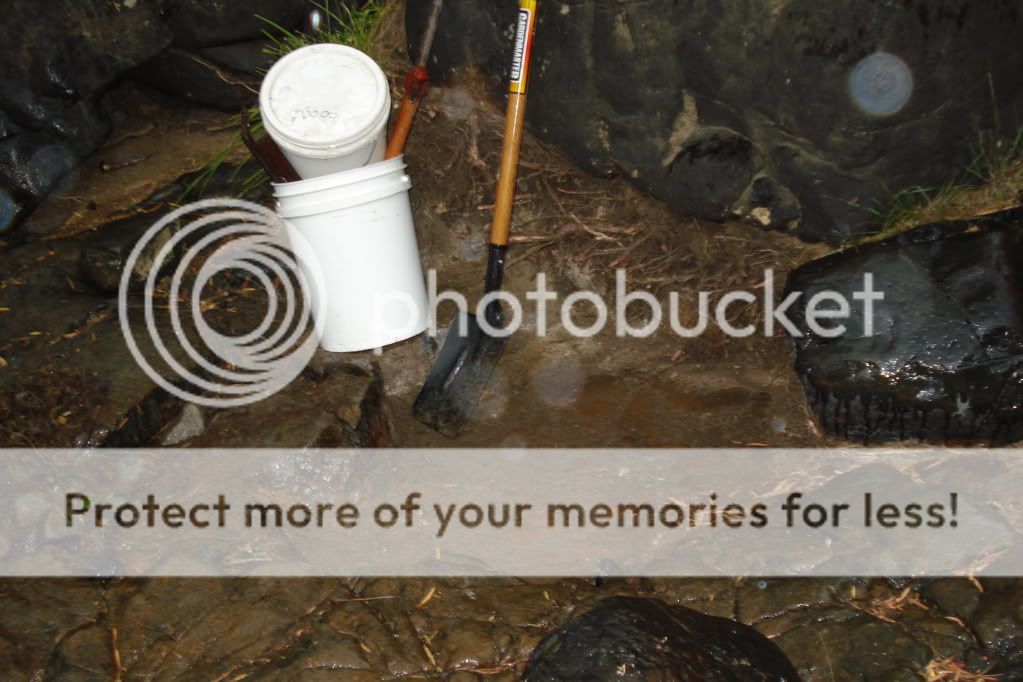 Tooloom, no water, but what a washout. | Alluvial Gold Prospectors